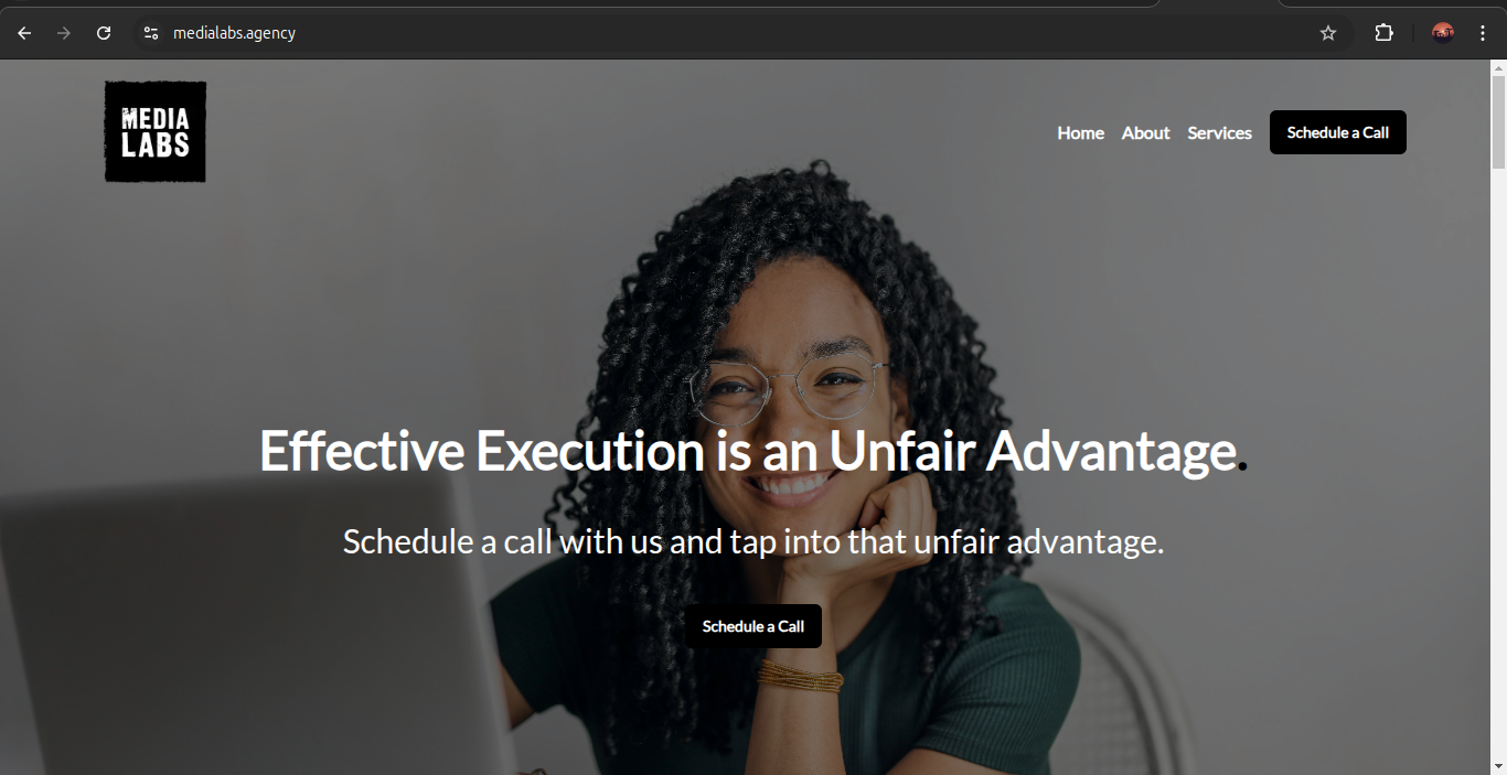 Media Labs - Growth & Advertising Agency Website